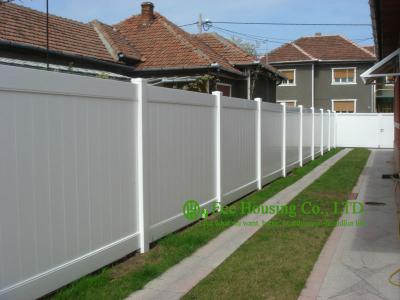 China White Color PVC Privacy Fence, House Private Fence, American Style Fence For Sale, Outdoor Villa Fence for sale
