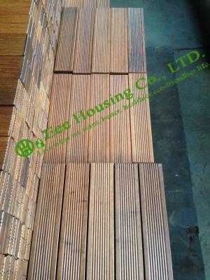 China Outdoor Bamboo Floor Tiles, 300x300x25mm Bathroom Floor Tile, Bamboo Strand Woven Decking Tiles for sale