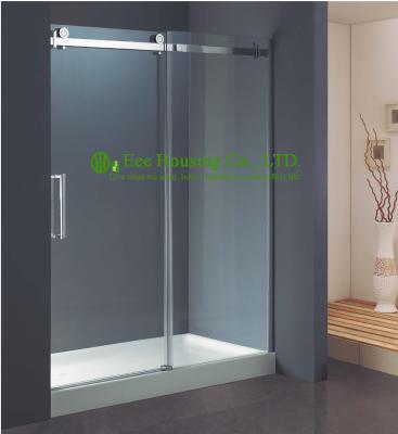 China Showe Room Whole Shower 304 stainless steel Complete Square Cheap Shower Straight 8/10Mm Glass Door With Glass Door for sale
