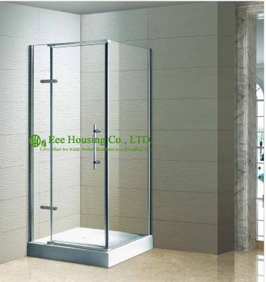 China Shower room best Selling Hinged Bathroom Shower Enclosure,L-shape Hinged Shower Enclosure for sale