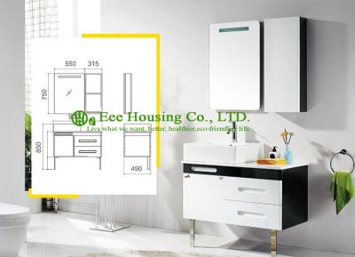 China bathroom cabinet china supplier modern wall hung wash basin allen roth mirror solid wood bathroom vanity cabinets for sale