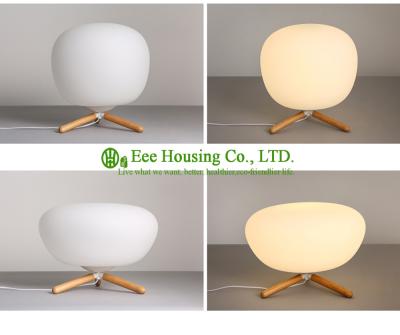 China North America LED Modern Table Desk Lamp White Lampshade Gold Light Base Residential Lighting for sale