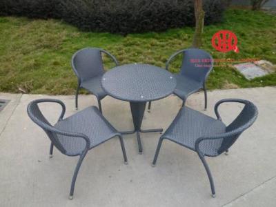 China Modern Outdoor Furniture Rattan Dining Set Restuarant Furniture For Sell for sale