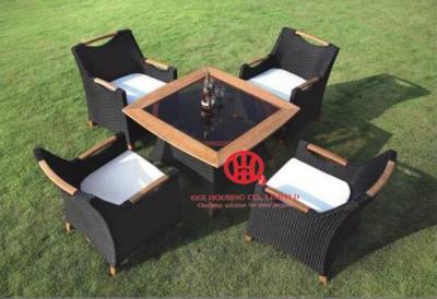 China Modern Outdoor Furniture Rattan Dining Set Restuarant Furniture For Sell for sale