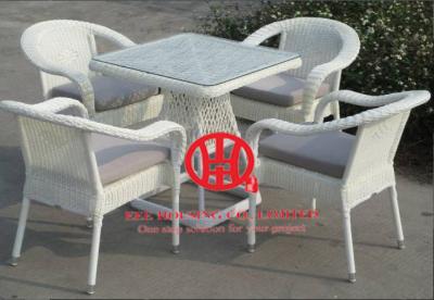 China Exported Furniture Dining Room Rattan Table And Chair for sale