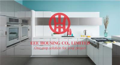 China Customized Modern Lacquer Kitchen Cabinet with Excellent Design and Quality MOQ is 1 set & Shipping by Sea for sale
