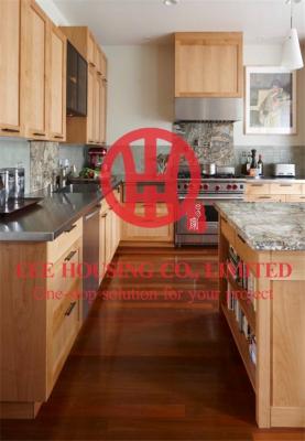 China Modern Elegant Solid Wood Kitchen Cabinet with Excellent Design and Quality for sale