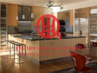 China Modern Elegant Solid Wood Kitchen Cabinet with Excellent Design and Quality for sale