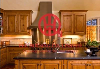 China Modern Elegant Solid Wood Kitchen Cabinet with Excellent Design and Quality for sale