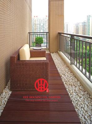 China Long Lifetime Terrace Decking, Bamboo Decks For Garden / Balcony, Durable Bamboo Flooring & Decking for sale