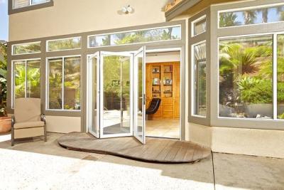 China Modern interior house main door design aluminium folding door, bi-Fold Door Design Exterior Patio Doors for sale