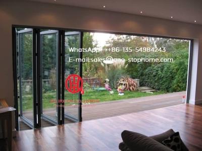China Sound Reduction aluminum bi-folding door,barn door,hardware,sliding door,front door,panel door for sale