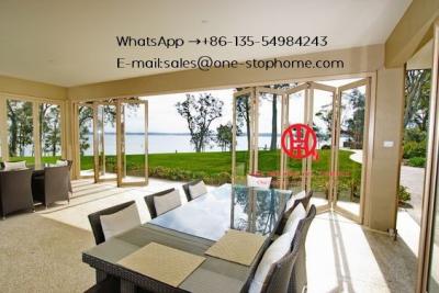 China Double/Triple Glazing Tempered Glass Door,Aluminum Alloy Sheet Patio Door,Folding door for sale