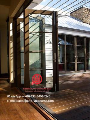 China Home Economic aluminium balcony folding glass door prices, Aluminum Alloy Sheet Patio Door for sale