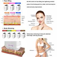China 8 Cartridges 9D HIFU Facial Machine Anti Aging High Intensity Focused Ultrasound for sale