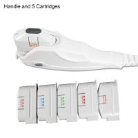 China 50000 Shots HIFU Beauty Machine 5 Cartridges Portable Face Lift Machine for sale