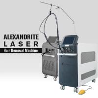 China Alexandrite Yag Laser Hair Removal Machine Long Pulse Painless 4000W for sale