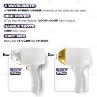 China 2 Handles Oem Diode Laser Hair Removal Machine 755nm 808nm 1064nm for sale