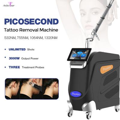 China 220V / 110V Picosecond Laser Tattoo Removal Machine Nd Yag Q Switch for sale