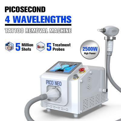 China Advanced Nd YAG Picosecond Laser Tattoo Removal Machine With Powerful 2500W Technology And 15.6 Inch Color for sale