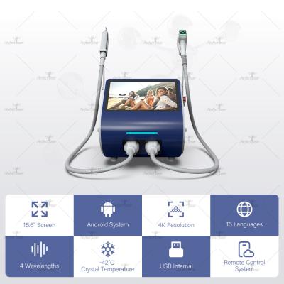 China 1200W 808nm Diode Laser Hair Removal Machine With Water Air Semiconductor Cooling System for sale