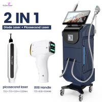 China 4500W Large Area Diode Hair Laser Removal + Pico Laser Tattoo Removal Skin Rejuvenation Machine for sale