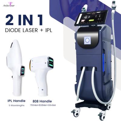 China USA Bar Skin Rejuvenation Ipl + Diode Laser Laser Hair Remover Device with Ce / Fda for sale