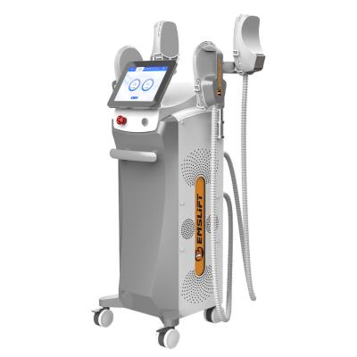 China 14 Tesla EMS Body Sculpting Machine with 4 Handles White Or Black 100-230V Voltage for sale