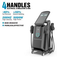 China 2 Power Supply Ems Sculpting Beauty Machine With 4 Handles Magnetic Stimulator Muscle Building Pelvic Floor Machine for sale