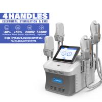 China Advanced EMS Fat Reduction Machine with Wide Voltage Pulse and 4 Handles Working Together for sale