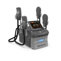 China Powerful EMS Body Sculpting Machine with 5000W Output Power 4 Handles and Air Cooling System Inclusivity for sale