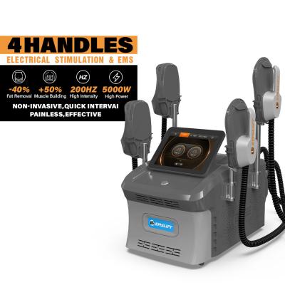 China Cooling Air ems sculpting with 40% Fat Reduction 8 Language Support 5000W Power for sale