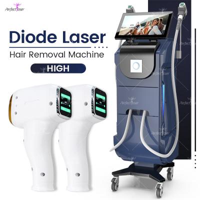 China Customizable 808nm Diode Laser Hair Removal Machine with Water Air Semiconductor Cooling System for sale