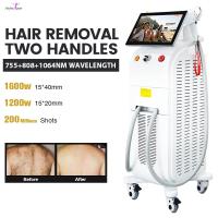 China 3500W Diode Laser Hair Removal Machine With Triple Wavelength And Smartphone Control Display for sale