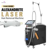 China Professional 4000W 10-100MS Crystal Pulsed Alexandrite Laser Hair Remover with TEC Cooling for Salon for sale