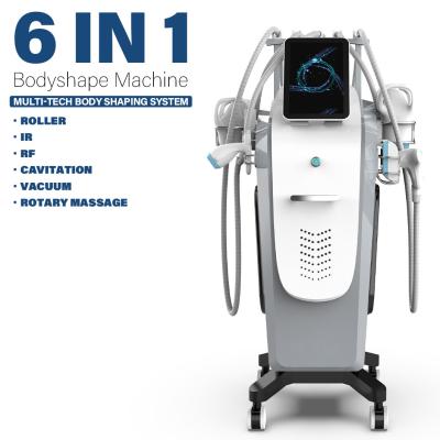 China Large Screen Vela Body Slimming Fat Reduce Body Shape Building Orange Peel Removal Cavitation Roller Machine for sale