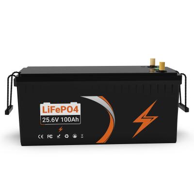 China 25.6V 100Ah LiFePO4 Lithium Ion Battery Pack For Solar Power System for sale