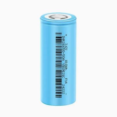 China INR26650 3.7V 5000mAh NCM Lithium Ion Battery 2000 Cycles For E Scooters E Bikes for sale