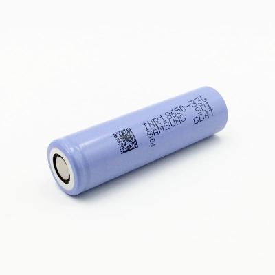 China Samsung INR18650-33G 3150mAh 18650 Lithium Ion Battery 500 Cycles Solid State For Power Tools for sale