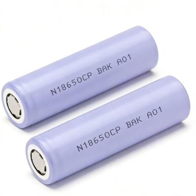 China BAK N18650CP 3.6V 3350mAh 18650 Lithium Ion Battery Cell 800 Cycles For Power Tools for sale