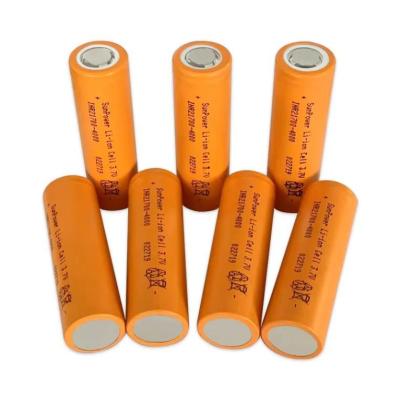 China Sunpower INR21700 4000mAh Solid State 21700 Lithium Ion Battery 1000 Cycles for sale