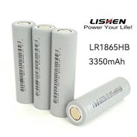 China Lishen LR1865HB 3.6v 3350mAh Cylindrical Lithium Ion Battery Rechargeable Cell For Flashlights for sale