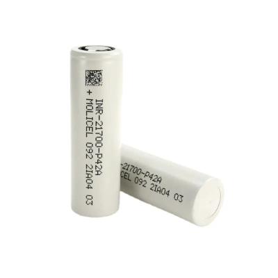 China MOLICEL INR-21700-P42A 4200mAh 21700 Lithium Ion Battery for sale