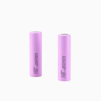 China Samsung ICR18650-26J 3.6V 2600mAh Rechargeable Li Ion Battery Cell For Flashlights E Bikes for sale