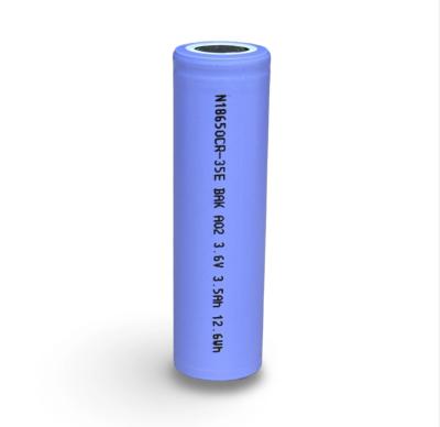 China BAK N18650CR-35E 3500mAh 3.6V Lithium Ion Rechargeable Battery Cell For Electric Motorcycle for sale