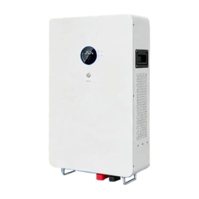 China 51.2V 100Ah 5.12kWh LiFePO4 Wall Mounted Solar Home Energy Storage Battery for sale