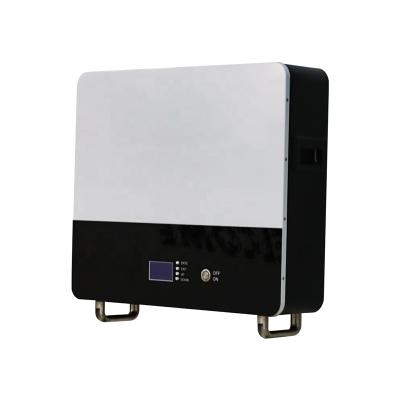 China 51.2V 100Ah Wall Mounted Home Battery 6000 Cycles LiFePO4 Solar Energy Storage Battery for sale