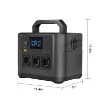 China LiFePO4 Portable Power Station 1200W 1008Wh Capacity MPPT Solar Charging for sale