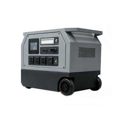 China 3000W 4KWh Portable Solar Generator LiFePO4 Power Station For Home Backup for sale