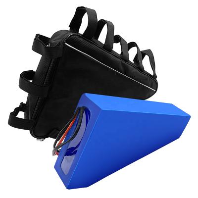 China 48V 52V 60V 72V 20Ah 28.8Ah 30Ah 40Ah Triangle Ebike Lithium Battery Pack for sale